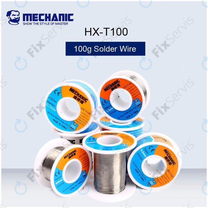 Mechanic HX-T100 - Špičkový Spájkovací Drôt Sn/Pb - 0.5mm | FixServis